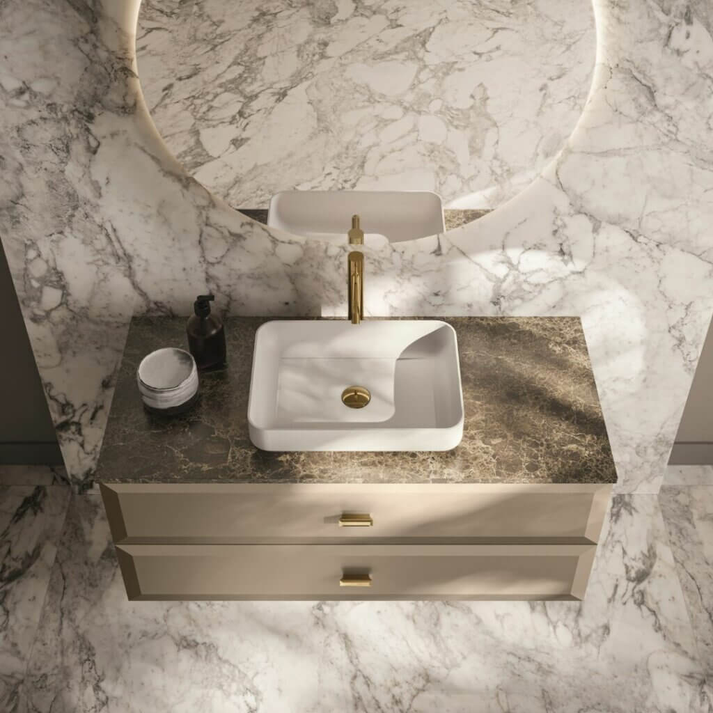 Mako 03 1200 Vanity Unit and Countertop basin - Versatile
